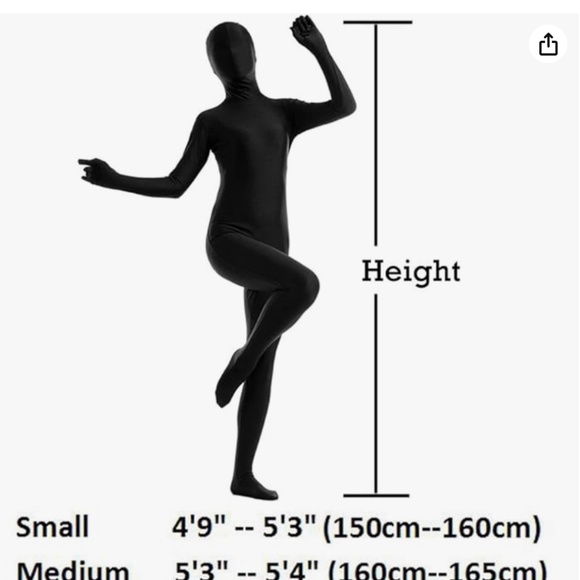 Ayliss | Tops | Full Body Suit Black Unisex Adult Zipper Zentai | Poshmark